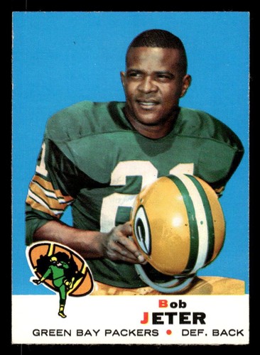 1969 TOPPS BOB JETER 7 EXMT FOOTBALL GREEN BAY PACKERS | eBay
