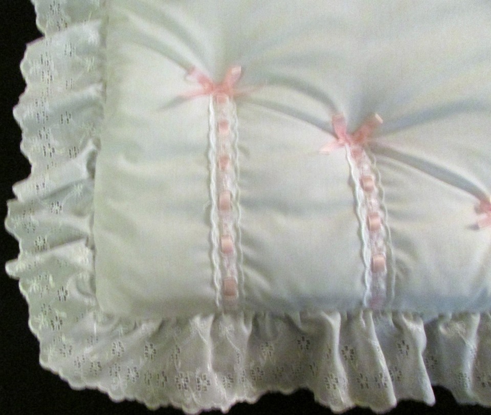 COACH BUILT PRAM BEDDING SET + MATTRESS for Silver Cross Dolls Oberon ...