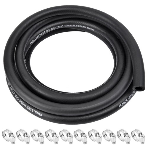 5/16 Inch ID Fuel Line Hose - 10FT Marine Grade Fuel Line with 10PCS ...