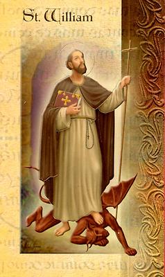 Saint St. William - Biography, prayer, Feast Day, etc... Folder Prayer ...
