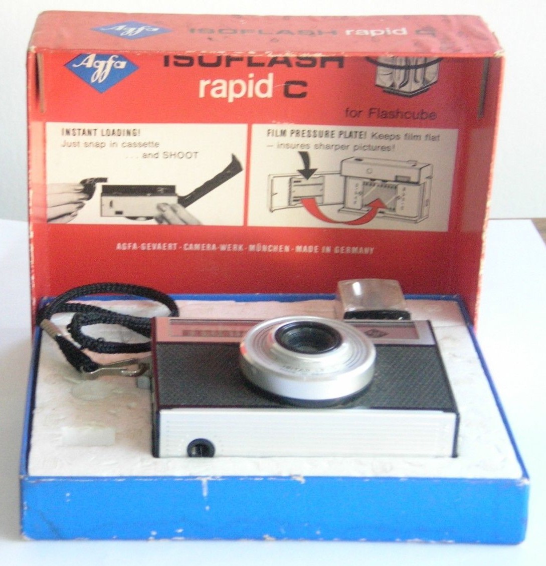 Vintage Agfa Isoflash rapid C Camera Isitar Lens Made in Germany ...