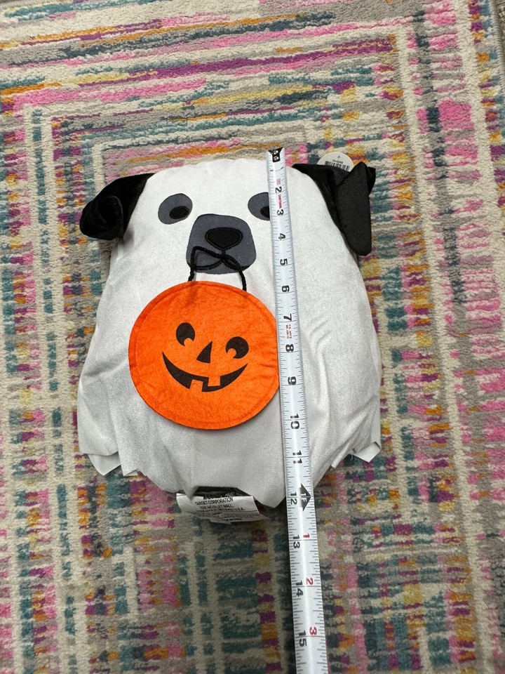 Target 2024 Ghost Dog Halloween Decorative Pillow Pumpkin NWT | eBay