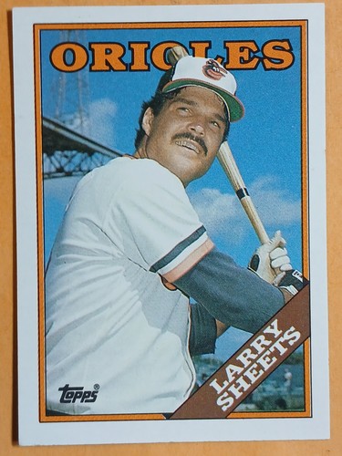 1988 Topps Baseball Card Larry Sheets Baltimore Orioles #327 | eBay