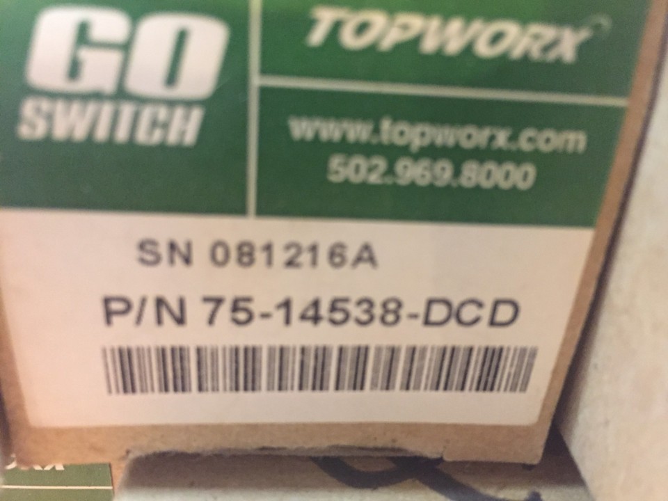 NEW TOPWORX GO SWITCH PROXIMITY HEAVY DUTY REED SWITCH 75-14538-DCD | eBay