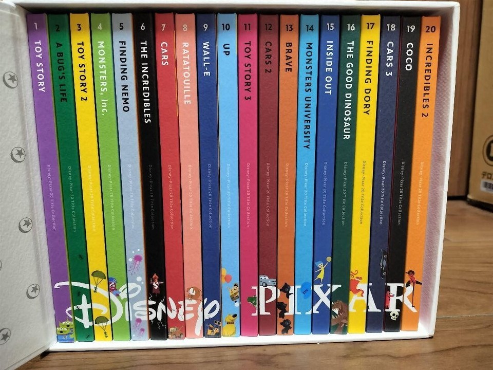 Disney Pixar 20 Title Collection Limited Edition Blu-Ray Complete Box ...