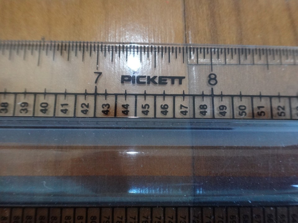 Vintage Computer Printout 15" Ruler By Pickett USA Made Model FL100 | eBay