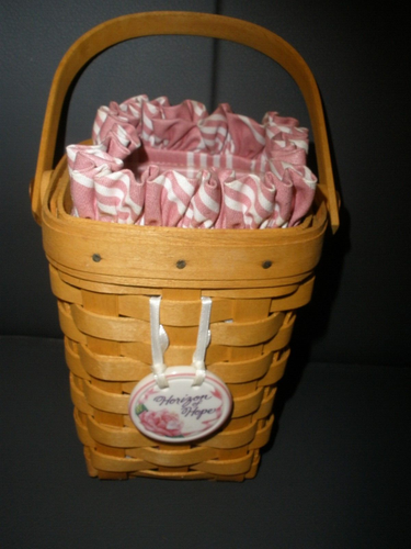 Longaberger 1998 Horizon of Hope Basket Combo Liner Protector Swing ...