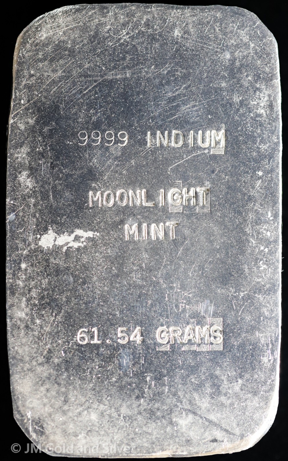 (2018) Moonlight Mint 61.54 grams .9999 Indium Bar / Ingot Dan Carr | eBay