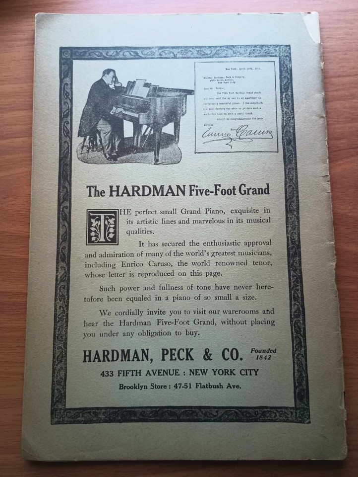 Metropolitan Opera House Grand Opera Libretto Le Coq D'Or Playbook | eBay