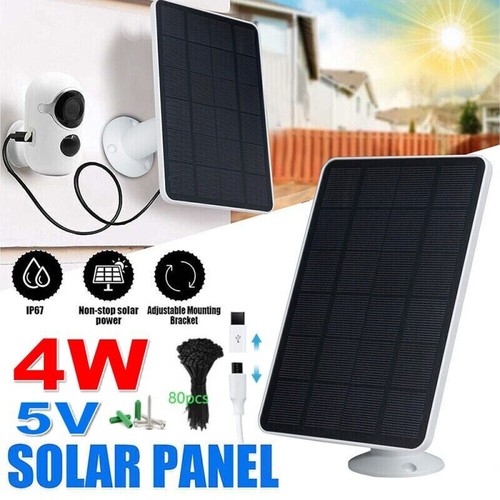 4W Solar Panels for Eufycam Camera 2/2 Pro/2C/2C Pro/E 360 ...