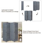 Wooden Slat Privacy Screen 3/4/6 Panels Folding Room Divider Partition ...