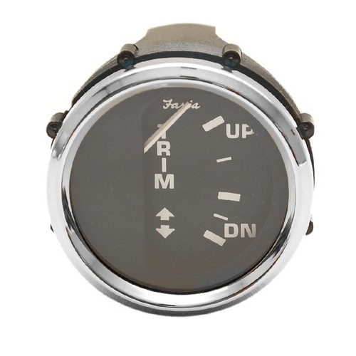 Faria Boat Trim Gauge GP4527A | Mercury Volvo Yamaha Euro Black 2 Inch ...