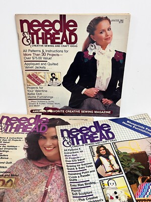Needle & Thread Magazine Lot of 3 | Jan '82, July/Aug '82, and Sept/Oct ...