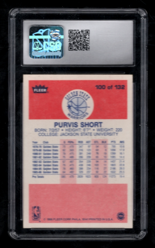 1986-87 Fleer - #100 Purvis Short for sale online | eBay