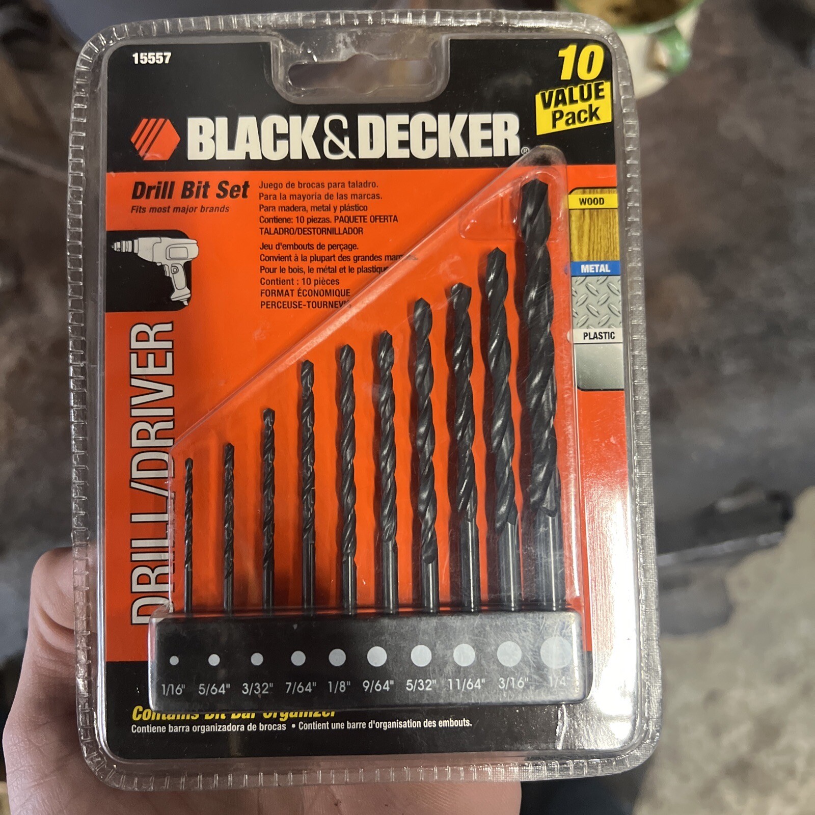 Black and Decker / Double Ended Bit Set, 10-Piece #71-081 for sale ...