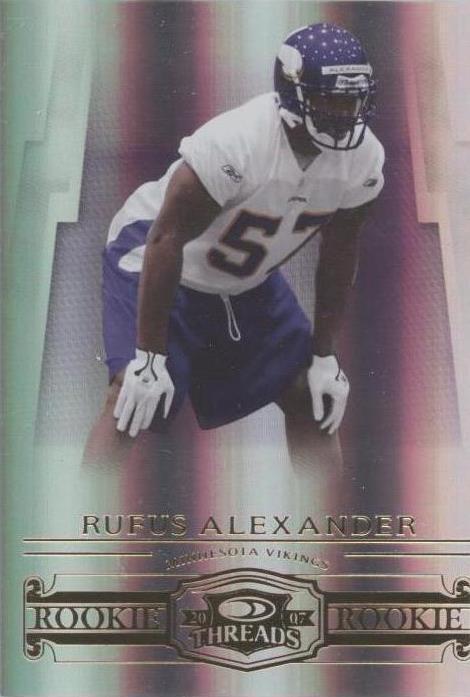 2007 Donruss Threads - Rookie Rufus Alexander #164 /999 (RC) for sale ...