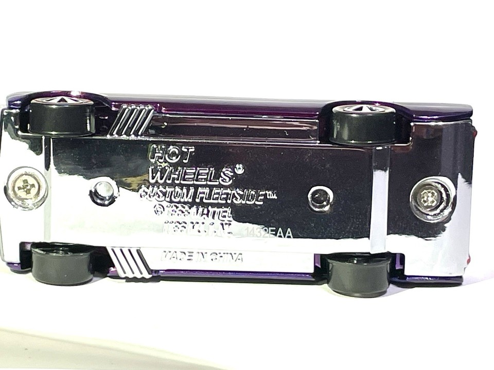 Hot Wheels CUSTOM MADE 1968 Custom Fleetside - DEEP CHROME PURPLE ...