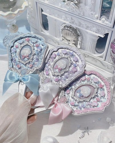 Flower Knows Shell’s Jewel Hand Mirror - Pink Seashell TikTok Trending ...