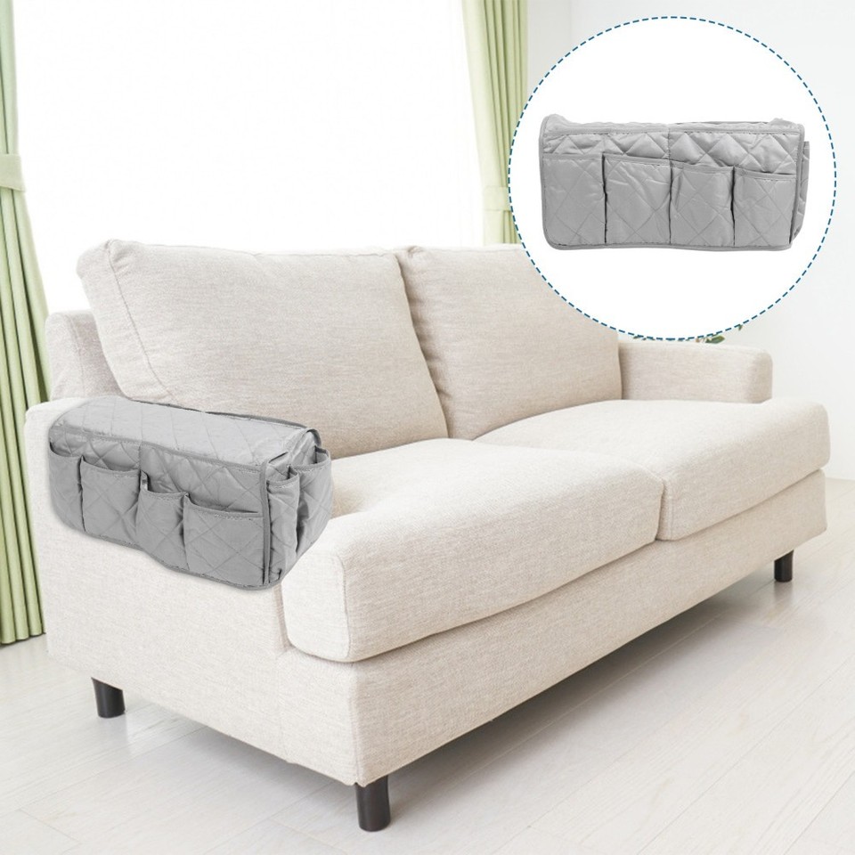 Sofa Couch Armrest Pocket Organizer Bag Pouch for Cellphone Remotes ...
