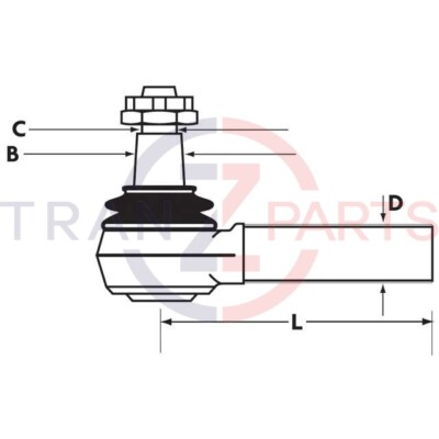Fits Volvo FL6 Truck Track Rod End R-H 85114148 | eBay UK