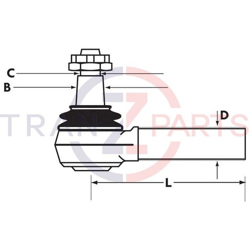 Fits Volvo FL6 Truck Track Rod End R-H 85114148 | eBay UK
