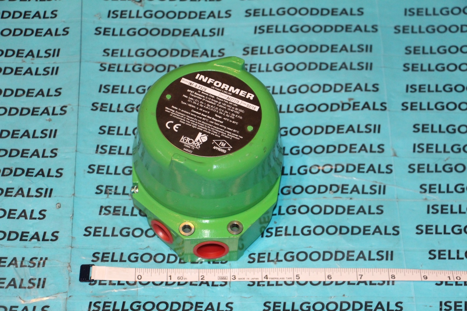 K-Tork INF-B-PS2V Informer Pneumatic Actuator 125V 30VDC New | eBay