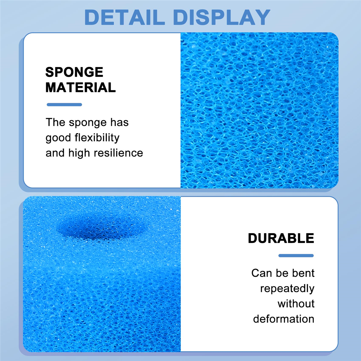 Type B Washable Pool Sponge , Reusable Swimming Foam for Compatib Z8I9 ...