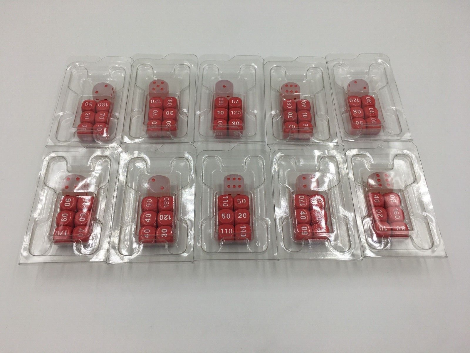 Pokémon Dice - Red - Clamshell - Lot of 10! | eBay