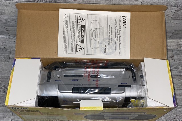 jWin Portable Audio System AM/FM Cassette Player and Recorder for sale ...