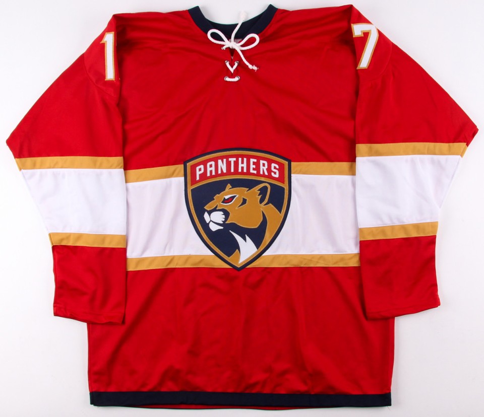 Derek MacKenzie Signed Panthers Jersey (Beckett COA) former Florida ...