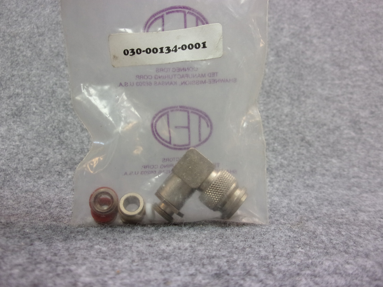 TED TNC Right Angle Coaxial Connector 030-00134-0001 for sale online | eBay