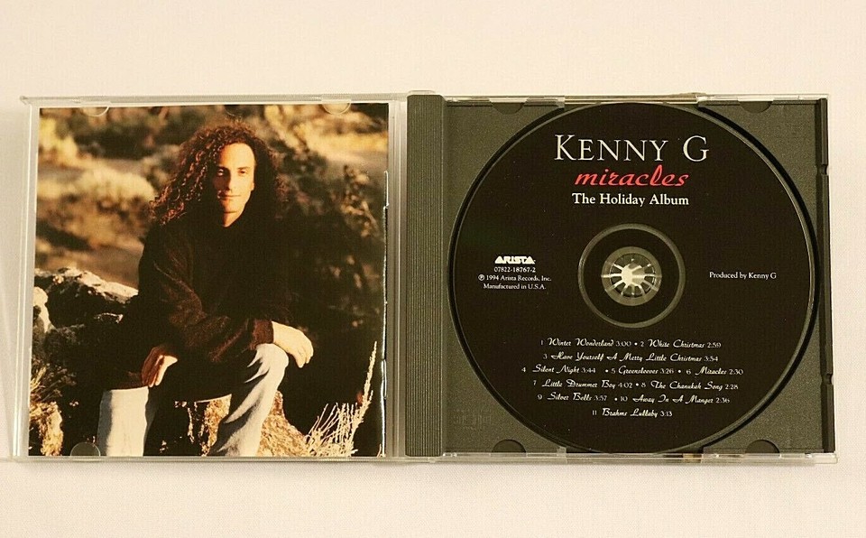 Kenny G Miracles The Holiday Album CD 1994 Arista Records Jazz | eBay
