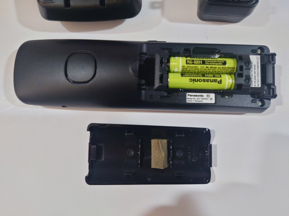 Panasonic Add-On KX-TGFA51B Cordless Phone w/ Charging Base PNLC1078 ...