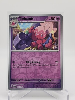 Tinkatuff [Reverse Holo] 84/182 Pokémon TCG Paradox Rift | eBay