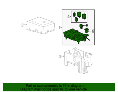 GM Engine Wiring Harness Junction Block 22798218 | eBay