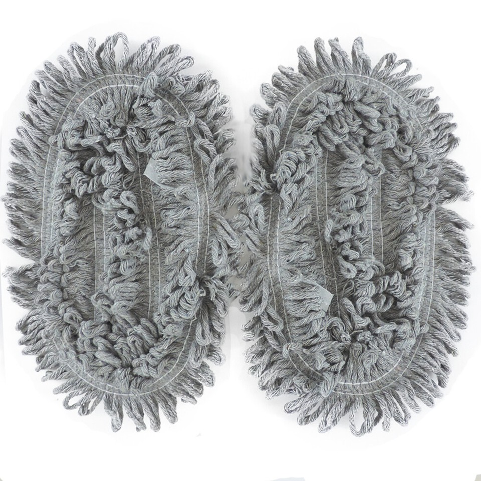 Dust Mop Floor Cleaning Slippers Easy Housekeeping Dusting Shoes | eBay
