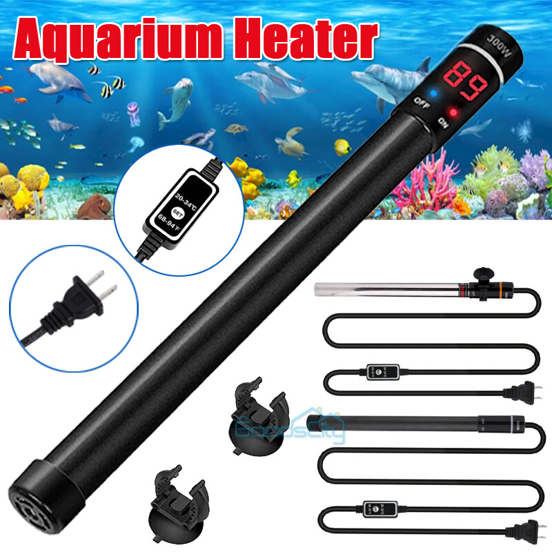 500W LED Digital Aquarium Heater Anti-Explosion for Tropical Fish Tank 5-300 gal | eBay
