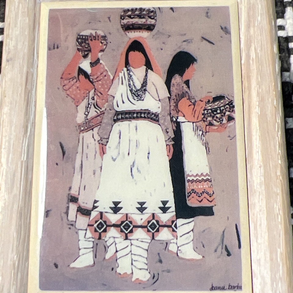 Wooden Trinket Music Box Graphic Art Tiles "Love Call" Kimberly ...