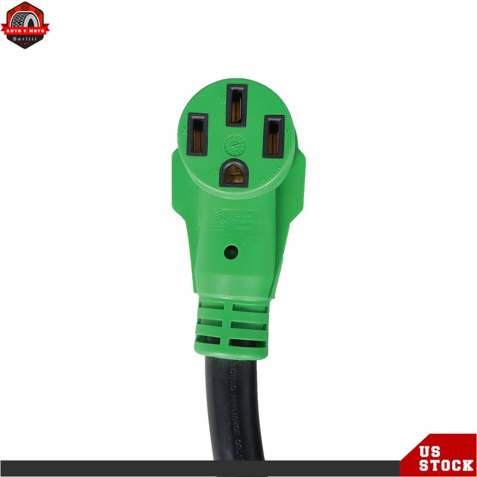 50A RV Power Extension Cord 15/25/30/50FT with LED Light 125/250V NEMA ...