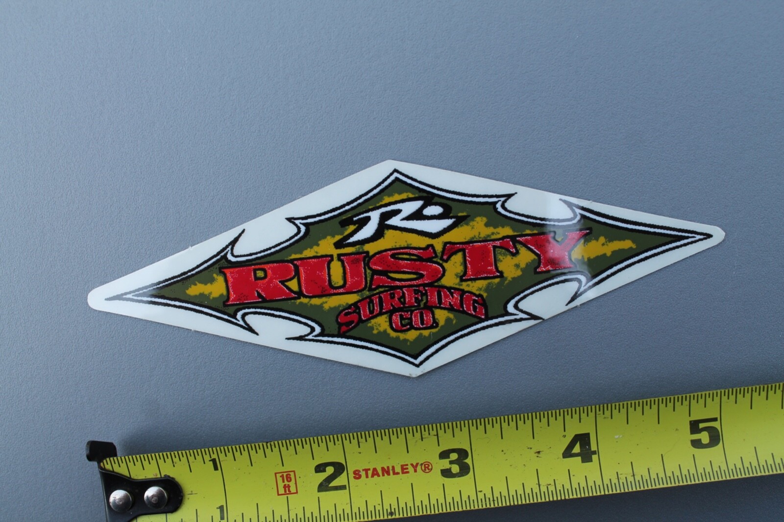 Rusty Surfboards Clothing Clear Red Brown Original V53C Vintage Surfing ...