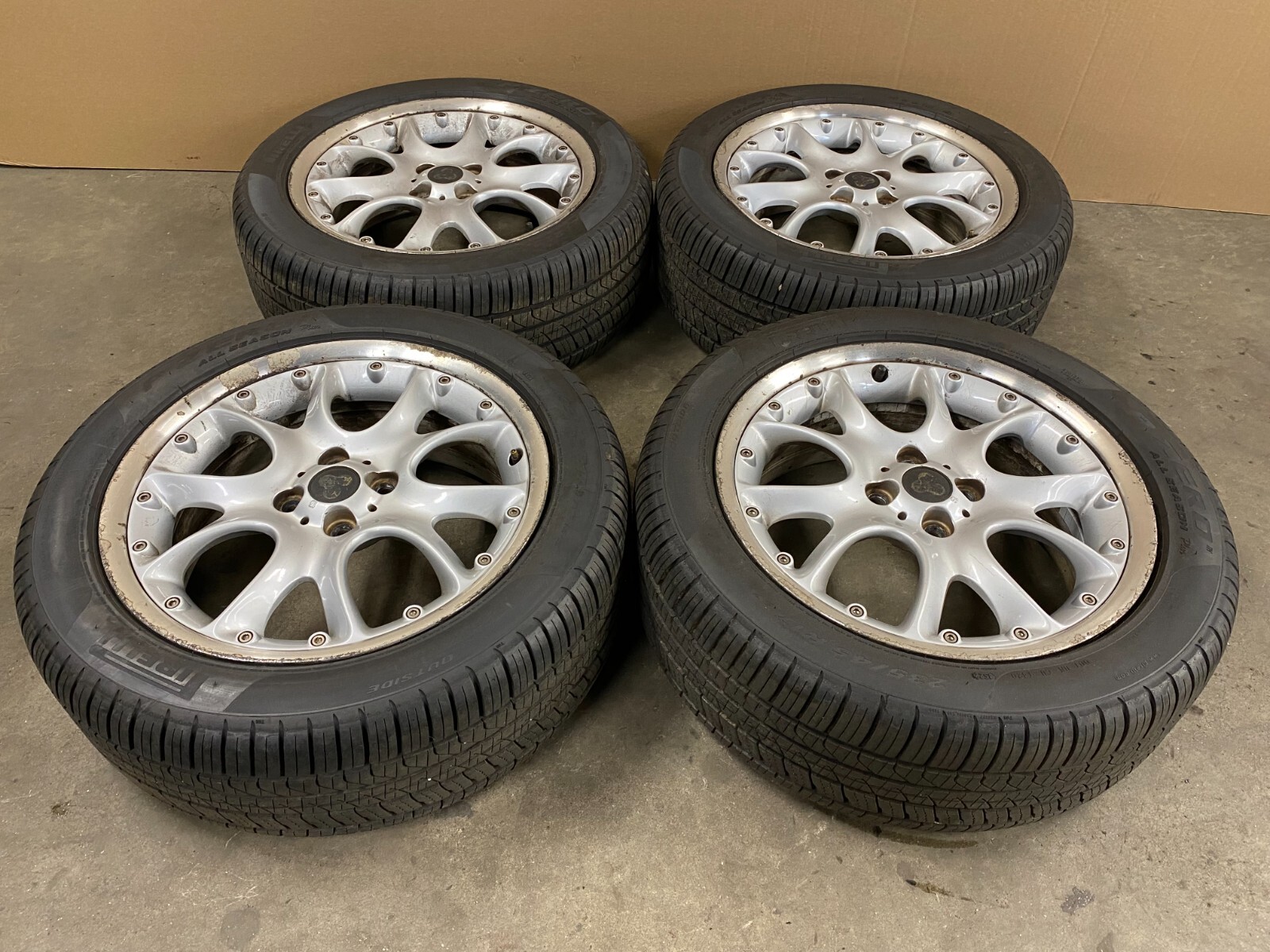 2007-2009 MINI COOPER S R56 WHEELS RIMS WITH TIRES SET 7X17 OEM LOT682 ...