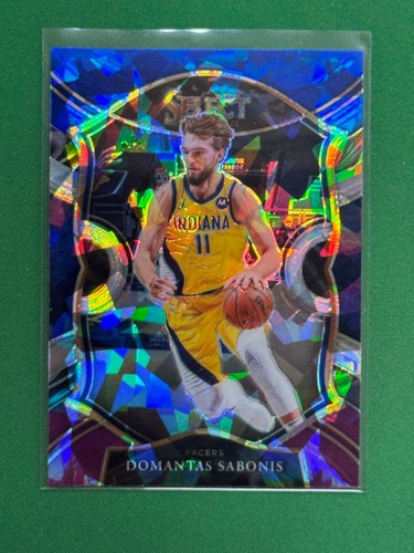 2020-21 Panini Select Domantas Sabonis #56 Blue White Purple Cracked ...