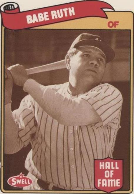 1989 Swell Baseball Greats - Babe Ruth #1 for sale online | eBay