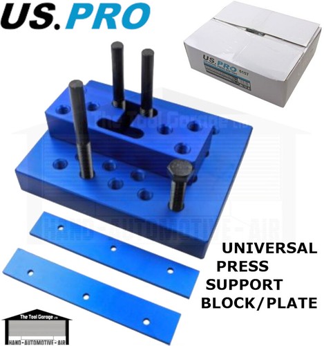 US PRO Universal Adjustable Press Support Block Base Plate Bearings ...