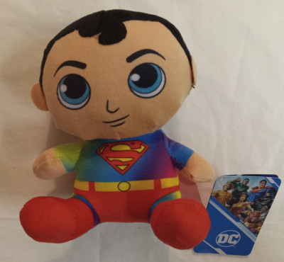 Plush Superman Stuffed DC Justice League 7" NWT Super Hero Gradient ...