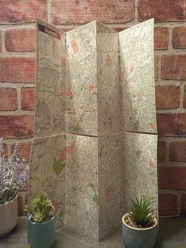 Vtg 2002 RAND MCNALLY EASYFINDER Charlotte NC Laminated Map NEW OLD ...