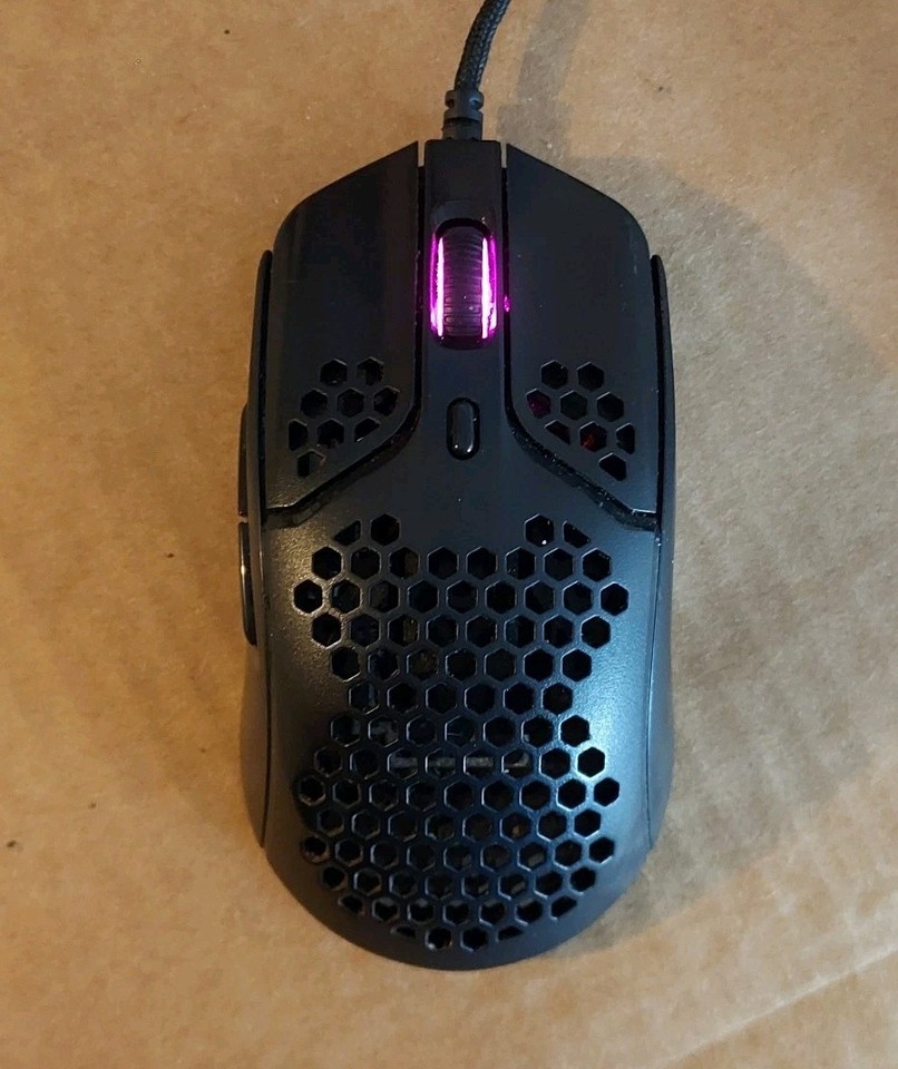 HyperX Pulsefire Haste Wired Black Gaming Mouse Changing Colors ...