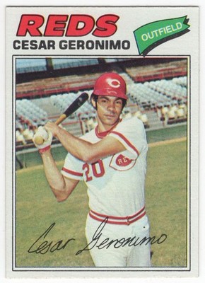 1977 Topps Cesar Geronimo Cincinnati Reds #535 | eBay