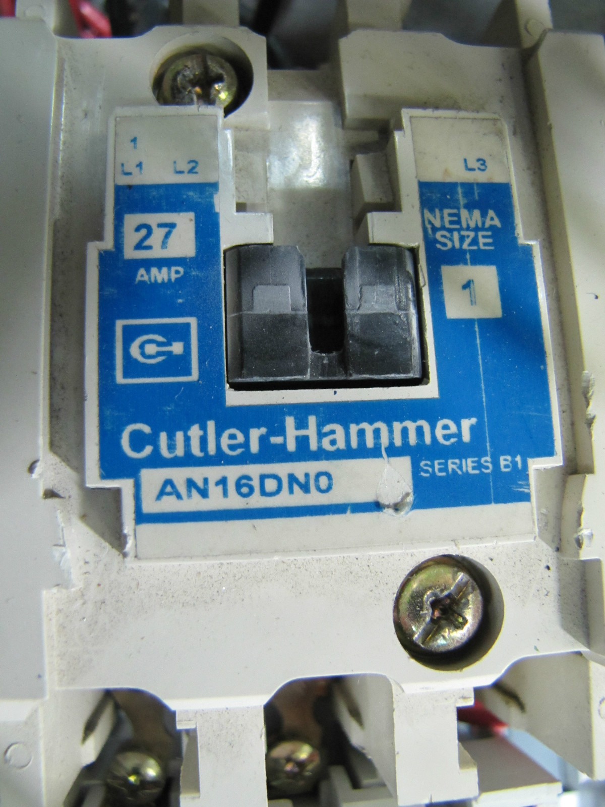 CUTLER HAMMER EATON MCC BUCKET 10AF1598986 480V 30A 7.5HP SIZE 1 ...