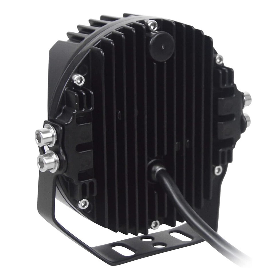 4X 5" LED Work Light Bar Pods Round Offroad Driving Truck ATV Fog Lamp ...